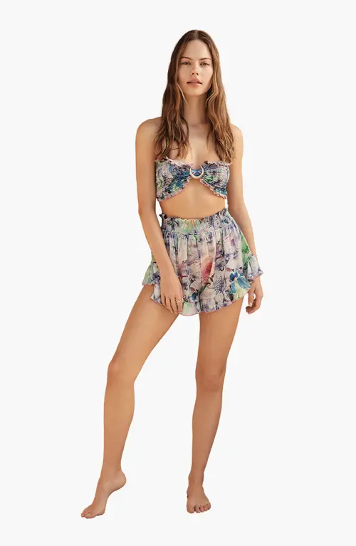 LUNA B Floral Gaia Shorts