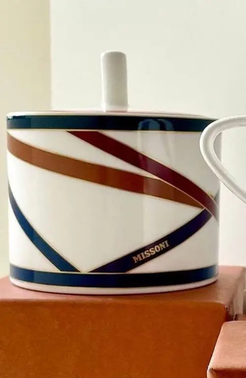 MISSONI HOME TABLEWARE Sugar Pot Nastri Diam. 3.3