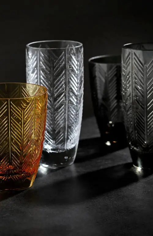 MISSONI HOME TABLEWARE Champagne Glasses Zig Zag Set Of 6 Transparent 11 Oz, Diam. 2.5 - No Color