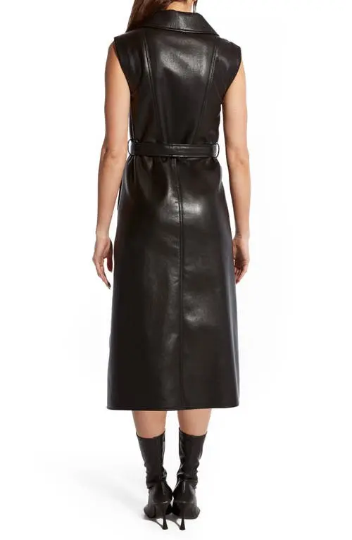 AS By DF Lola Recycled Leather Maxi Dress