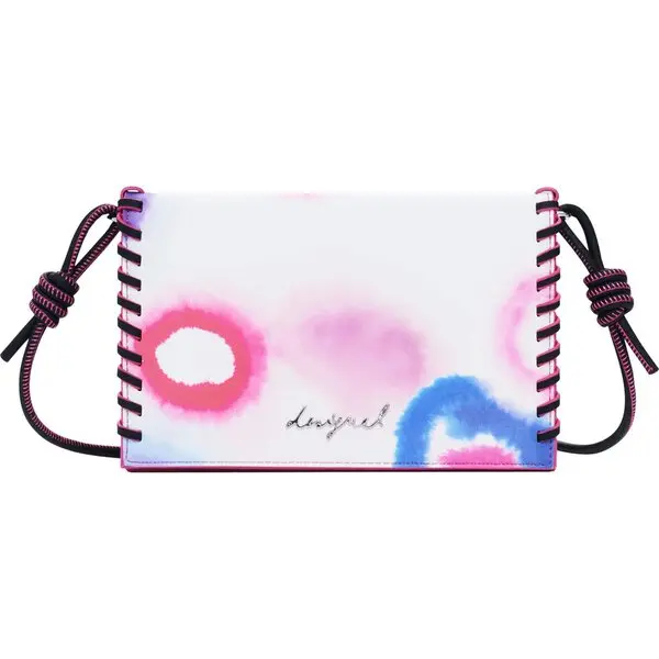 Desigual Faux Leather Crossbody Bag - Fuchsia