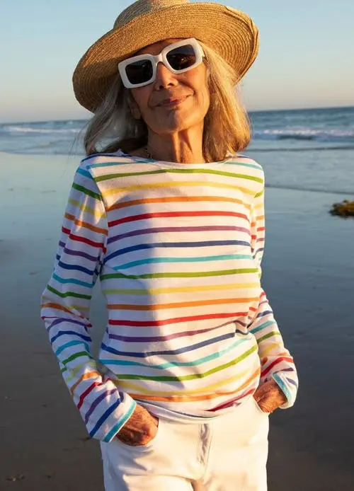 Saint James Minquiers Pride Striped Shirt