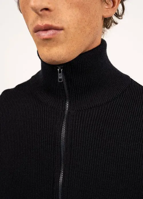 Saint James Quiberon High Collar Knit Jacket