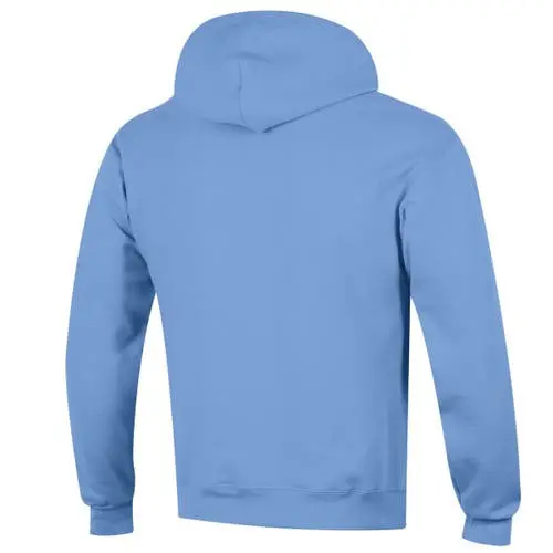 Champion Ole Miss Rebels Arched Logo Fleece Pullover Hoodie - Light Blue