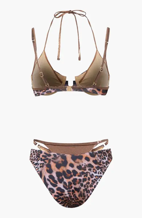 LUNA B Kiara Leopard Bikini - Printed Leopard