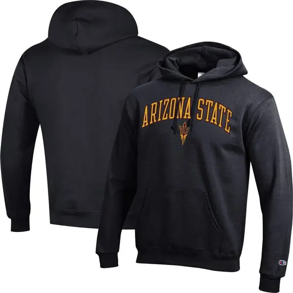 Champion Arizona State Sun Devils Arched Logo Fleece Pullover Hoodie