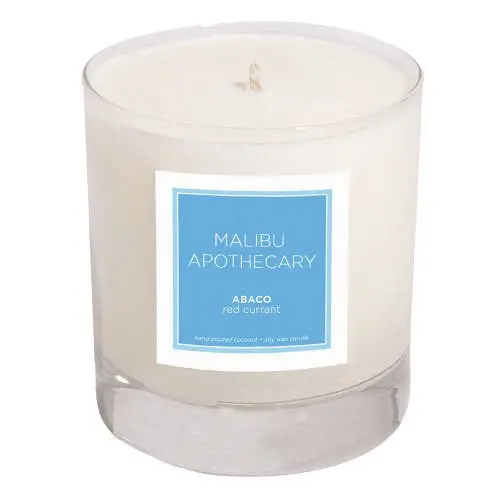 MALIBU APOTHECARY Clear Gloss X Blue Candle - Abaco