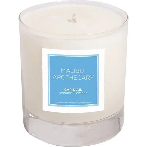 MALIBU APOTHECARY Clear Gloss X Blue Candle - Cap