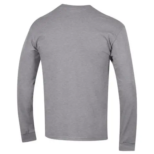 Champion Ohio State Buckeyes Arch Over Logo Long Sleeve T-shirt - Heather Gray