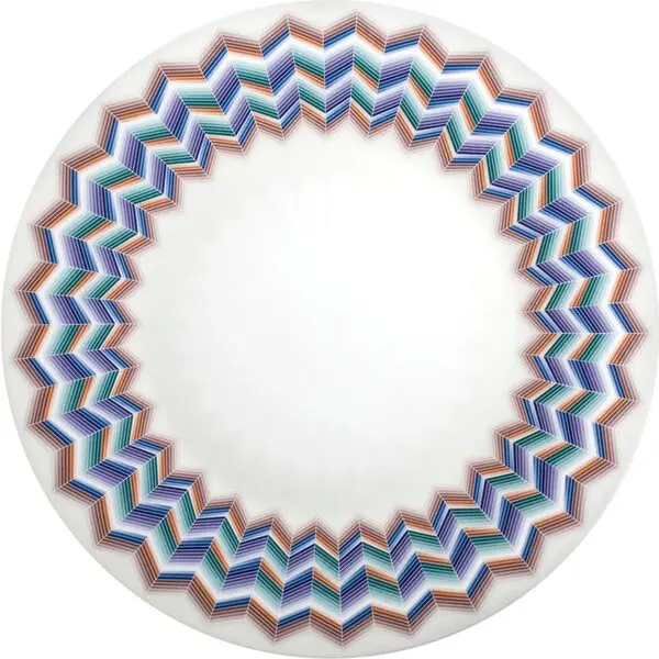 MISSONI HOME TABLEWARE Charger Plate Zig Zag Jarris 148 Diam. 12.5 - Multicolor