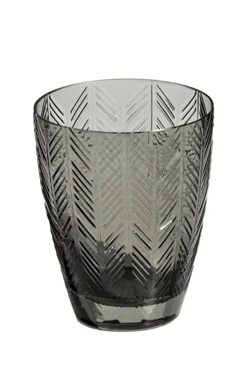 MISSONI HOME TABLEWARE Water Glass Zig Zag Set Of 6 11.8 Oz, Diam. 3.3 - Grey