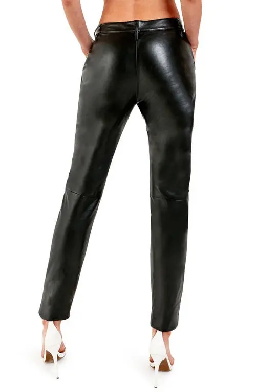 AS By DF Jordan Recycled Leather Trousers