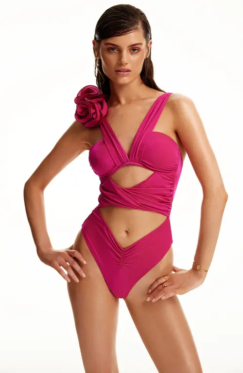 LUNA B Bella Swimsuit - Fuchsia