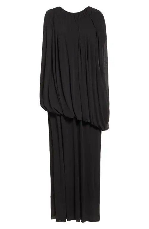 Giambattista Valli Draped One-shoulder Gown - Black