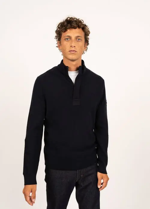 Saint James Loup De Mer Ii Quarter Zip Sweater