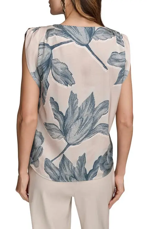 Donna Karan New York Printed Sleeveless Top