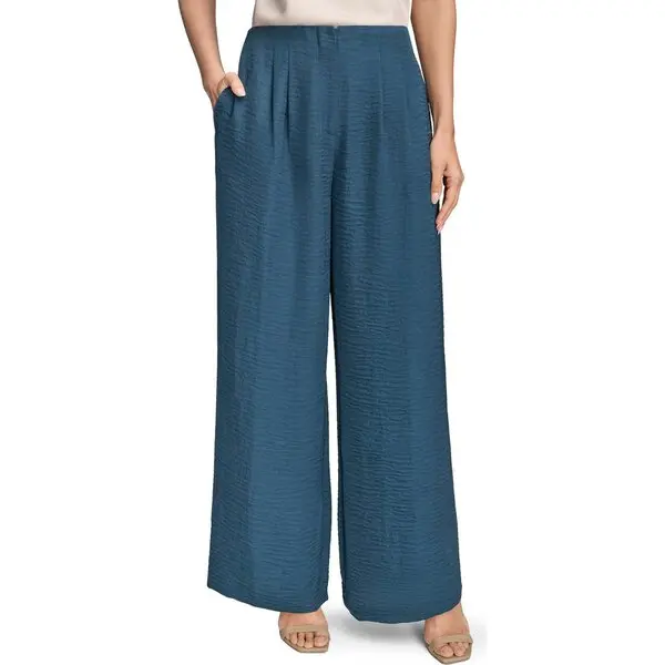 Donna Karan New York Wide-leg Pants - Tide Navy