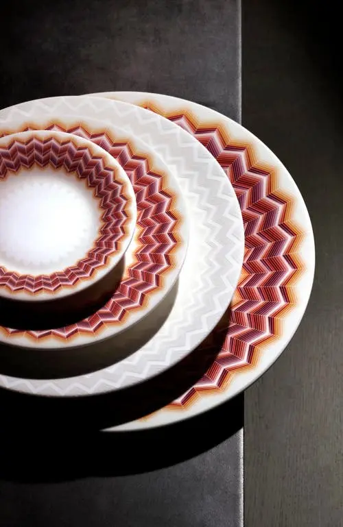 MISSONI HOME TABLEWARE Charger Plate Zig Zag Jarris 156 Diam. 12.5