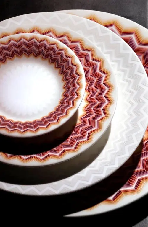 MISSONI HOME TABLEWARE Charger Plate Zig Zag Jarris 156 Diam. 12.5