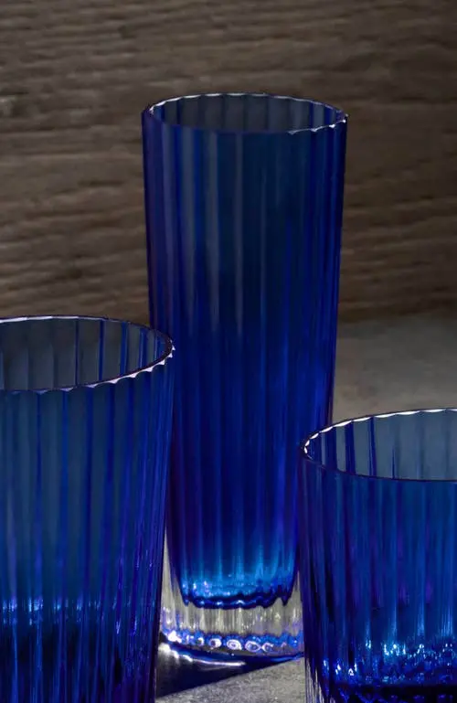 MISSONI HOME TABLEWARE Champagne Glasses Nastri Set Of 6 7.5 Oz