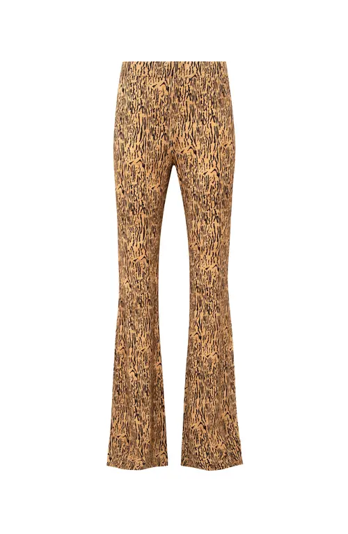 LUNA B Julia Pants - Printed Leopard