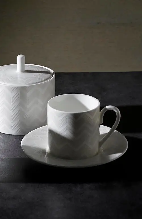MISSONI HOME TABLEWARE Coffee Cup & Saucer Zig Zag Set Of 6