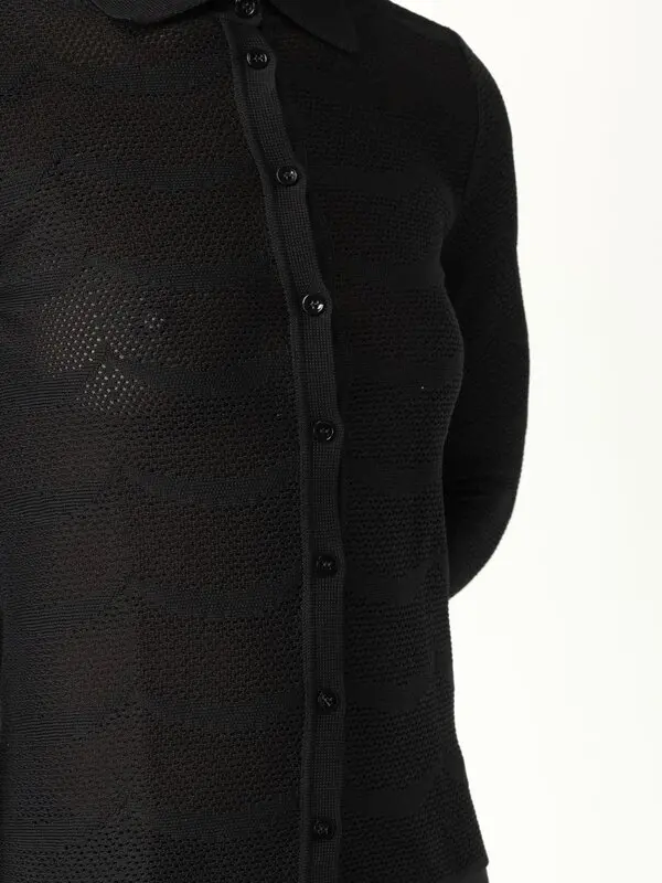 TOM FORD Textured Knit Shirt - Black