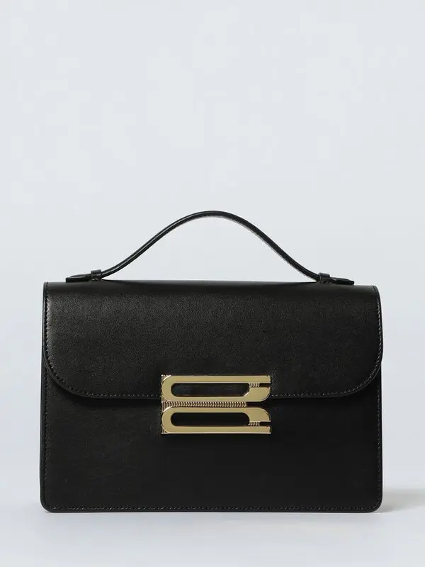 Victoria Beckham Leather Top Handle Bag - Black