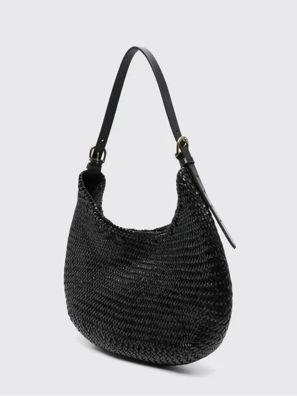 Dragon Diffusion Mezza Luna Woven Leather Bag