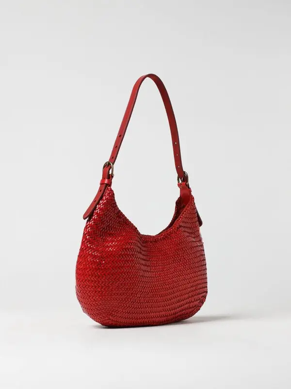 Dragon Diffusion Mezza Luna Woven Leather Shoulder Bag