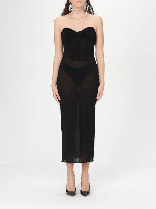 Magda Butrym Sheer Corset Dress