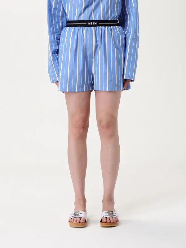 MSGM Striped Shorts