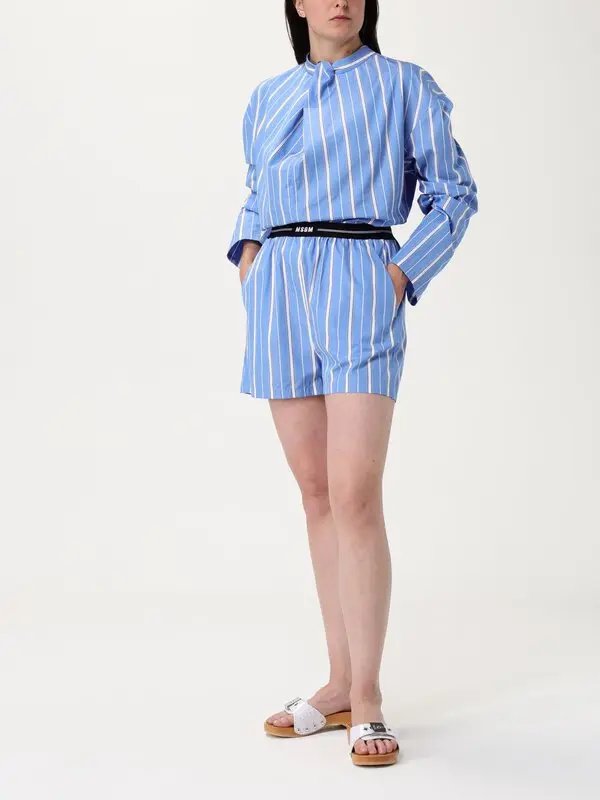 MSGM Striped Shorts