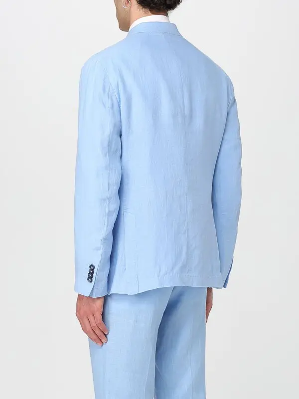 MANUEL RITZ Double Breasted Blazer - Blue