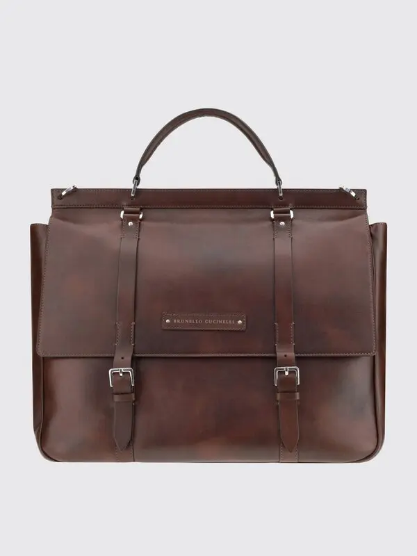Brunello Cucinelli Briefcase - Coffee