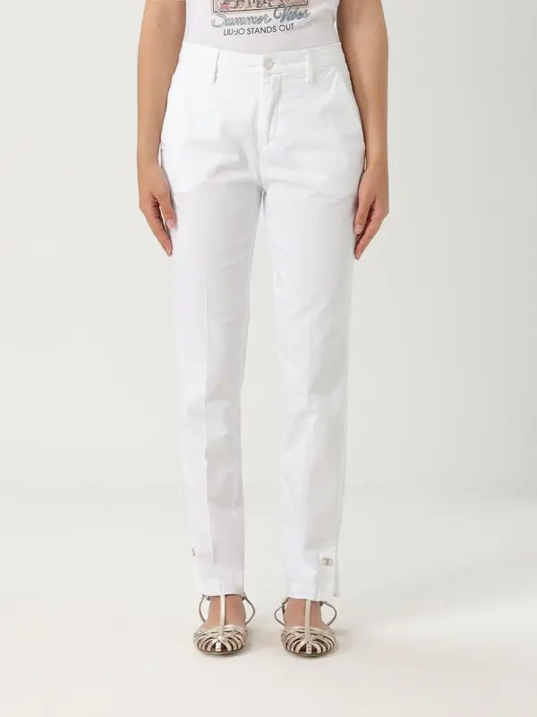 Liu Jo Ankle Length Trousers - White
