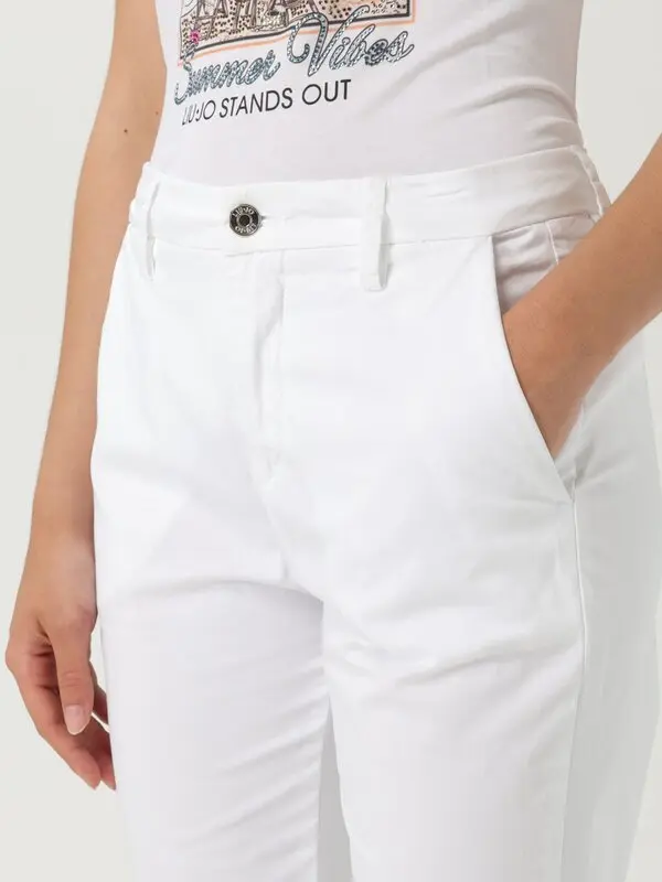 Liu Jo Ankle Length Trousers - White
