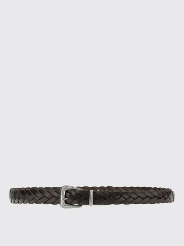 Brunello Cucinelli Braided Belt - Dark