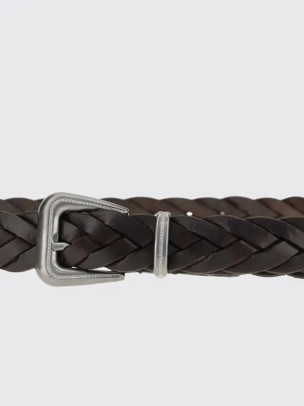 Brunello Cucinelli Braided Belt - Dark