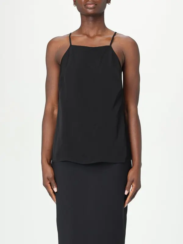 TWINSET Draped Top - Black
