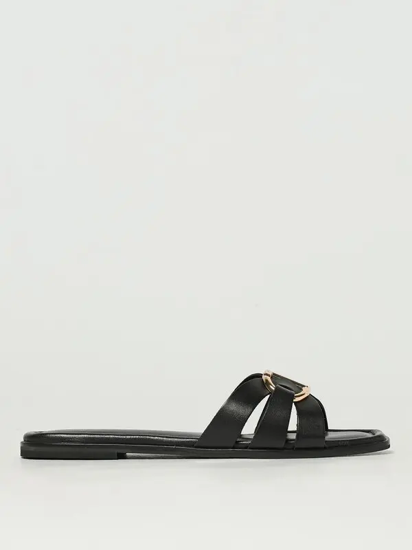 TWINSET Heeled Strappy Sandal - Black