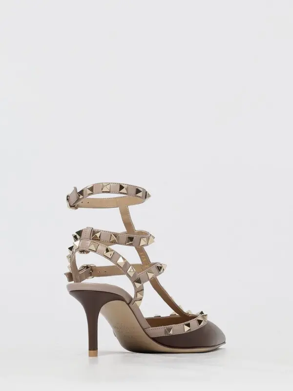 Valentino Garavani Studded Pumps - Coffee