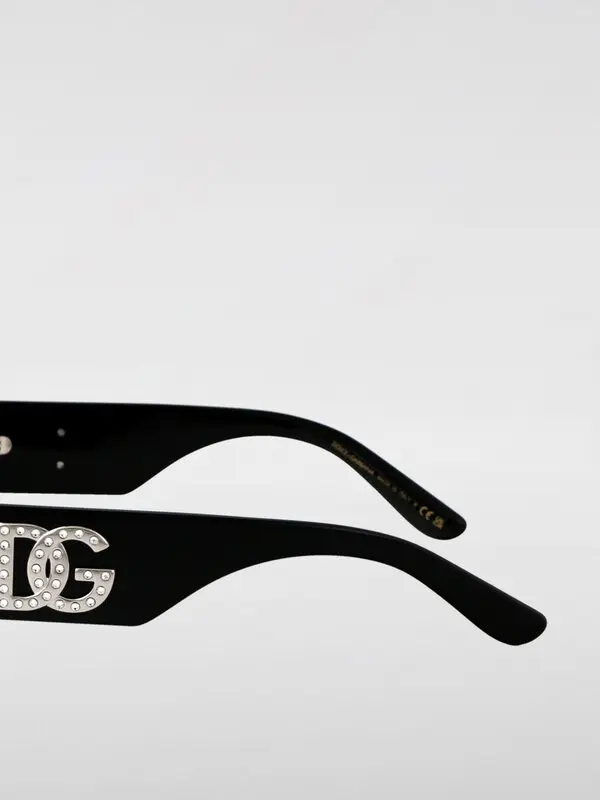 Dolce & Gabbana Rectangle D-frame Sunglasses - Black 1