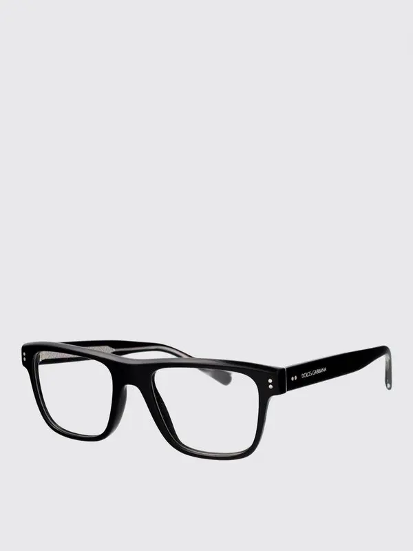 Dolce & Gabbana Tortoiseshell Rectangle Optical Frames - Black