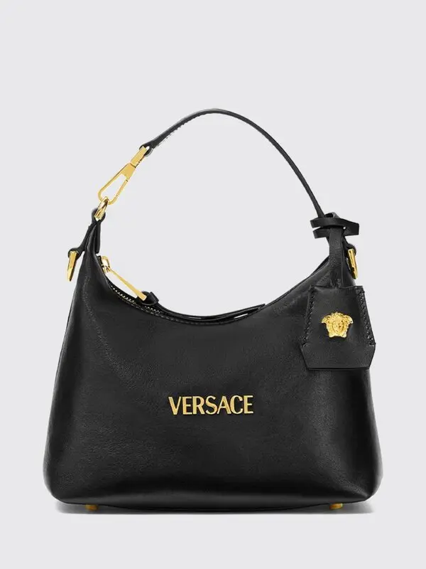 Versace Leather Mini Bag - Black