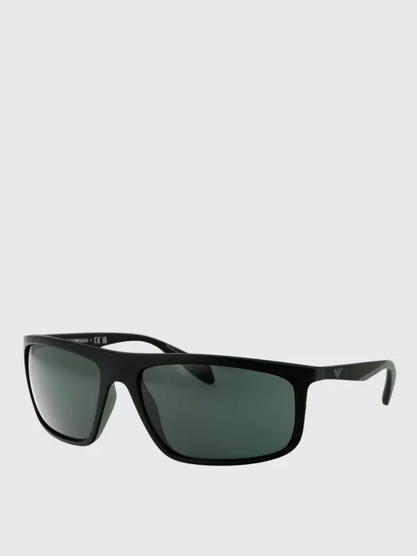Emporio Armani Rectangle Frame Sunglasses - Black