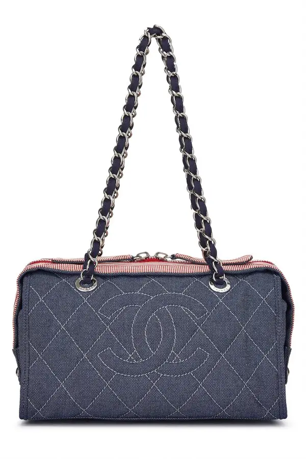 Chanel Denim Boston Bag