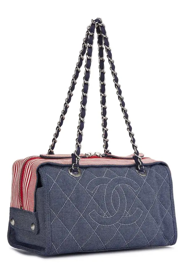 Chanel Denim Boston Bag