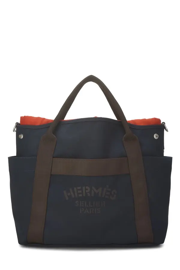Hermès Canvas Sac De Pansage Grooming Bag
