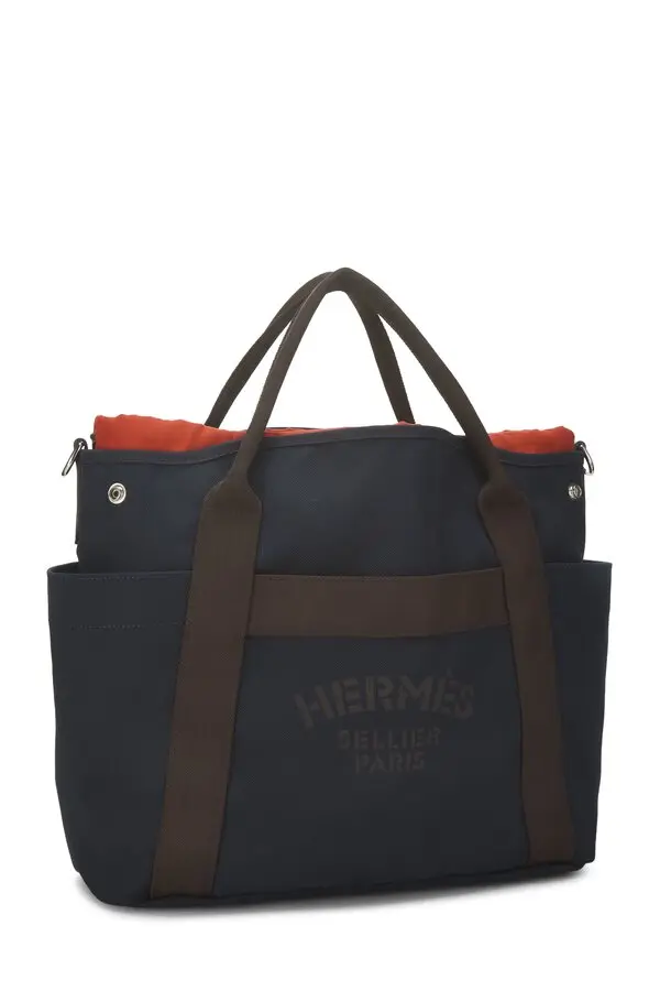 Hermès Canvas Sac De Pansage Grooming Bag